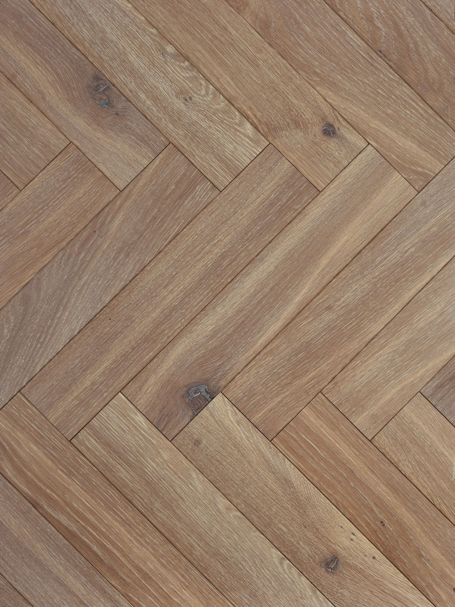 Solid Floor - Strata Glen | Grey Oak Herringbone Flooring